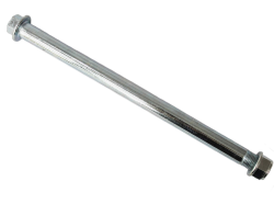 HARMAND | EJE RUEDA TRASERA P/ DM 150 ROJA