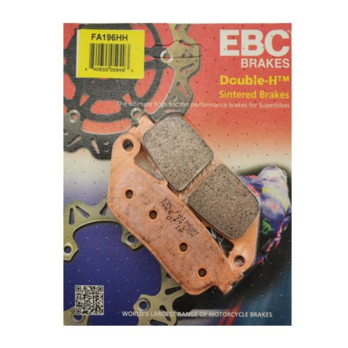 HARMAND | BALATAS EBC FRENO DISCO FA196HH P/ SHADOW 600 VF 750 SHADOW ...